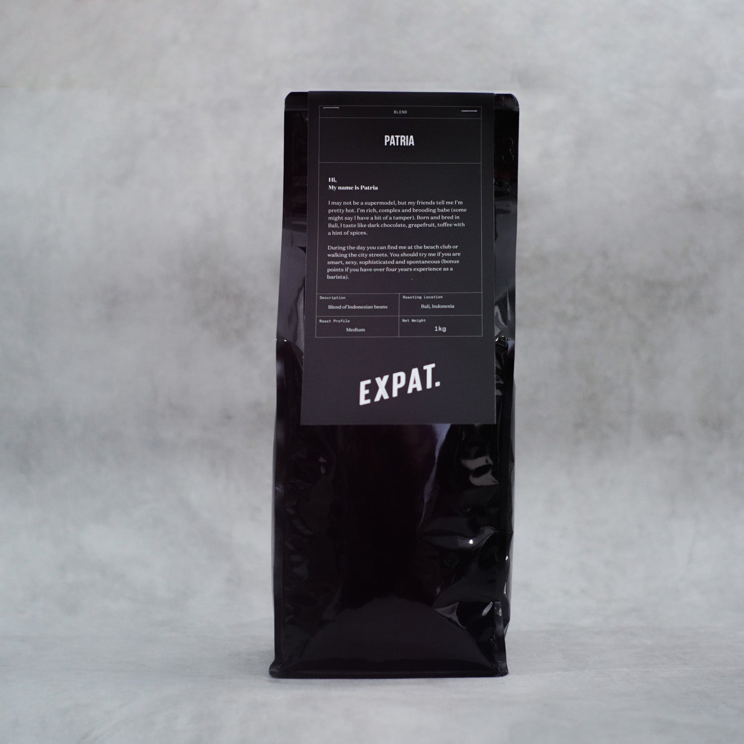 Coffee Beans Patria Espresso Blend | Bag 1Kg – Expat. Roasters