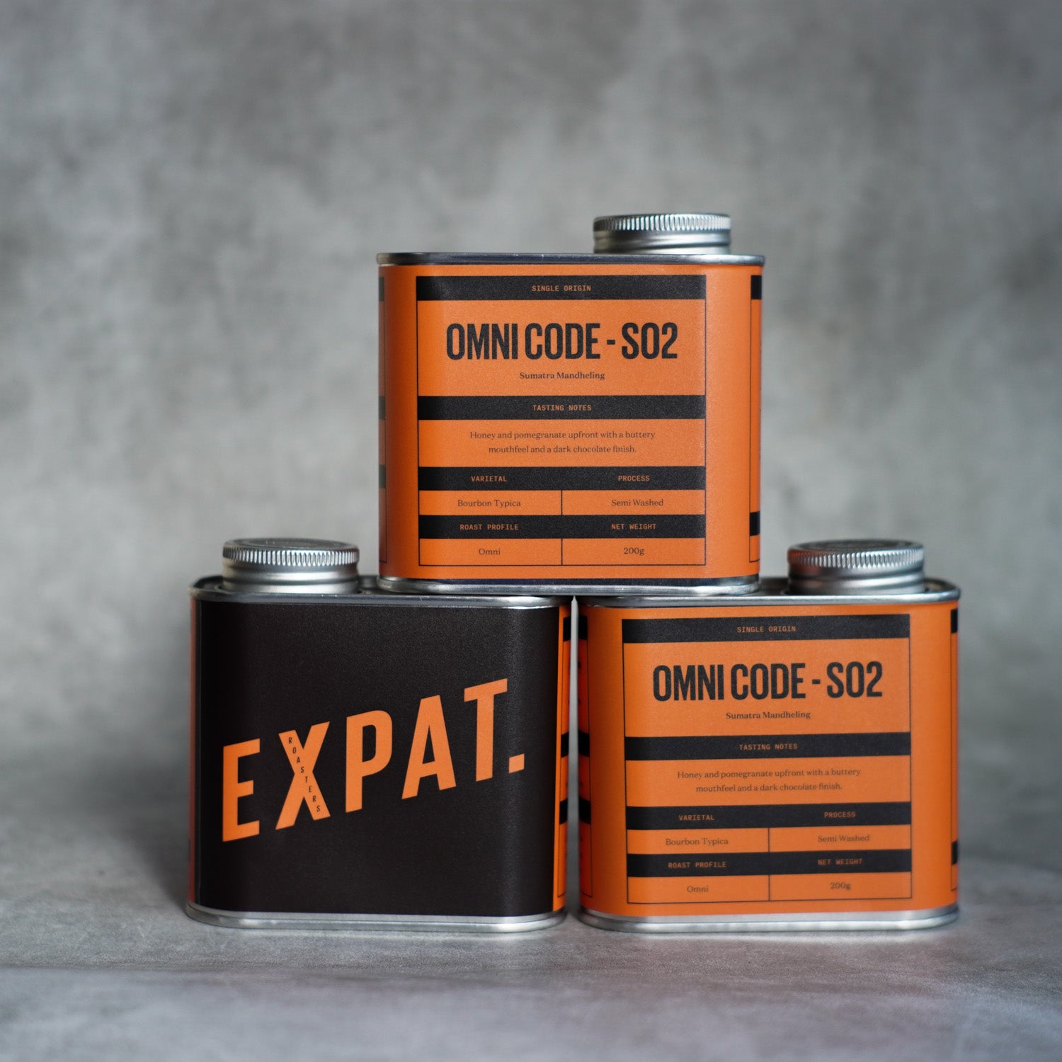 Coffee Beans Omni Code SO2 | Tin 200gr – Expat. Roasters