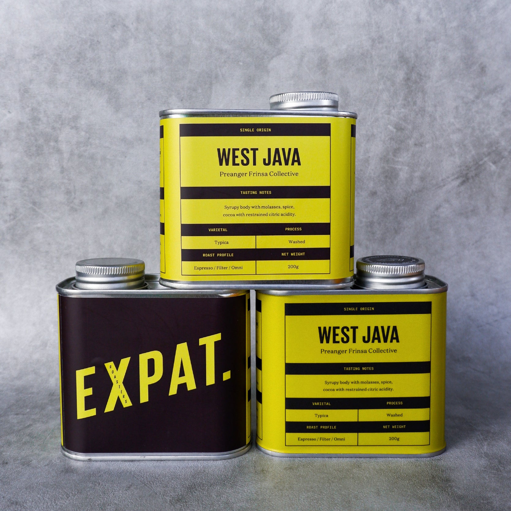 Coffee Beans West Java Washed Filter | Tins 200gr – Expat. Roasters